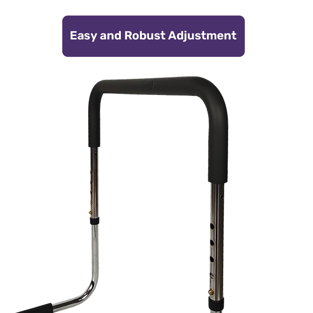 EQUIPMED Adjustable Bed Assist Rail for Stability and Effortless Trans ...