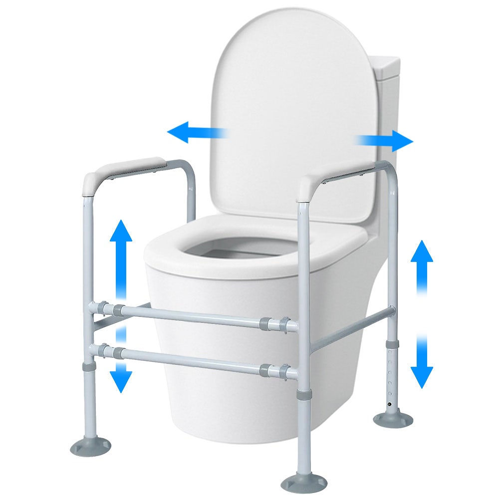 EQUIPMED Over Toilet Support Frame for Safety and Dignity – Supportive ...